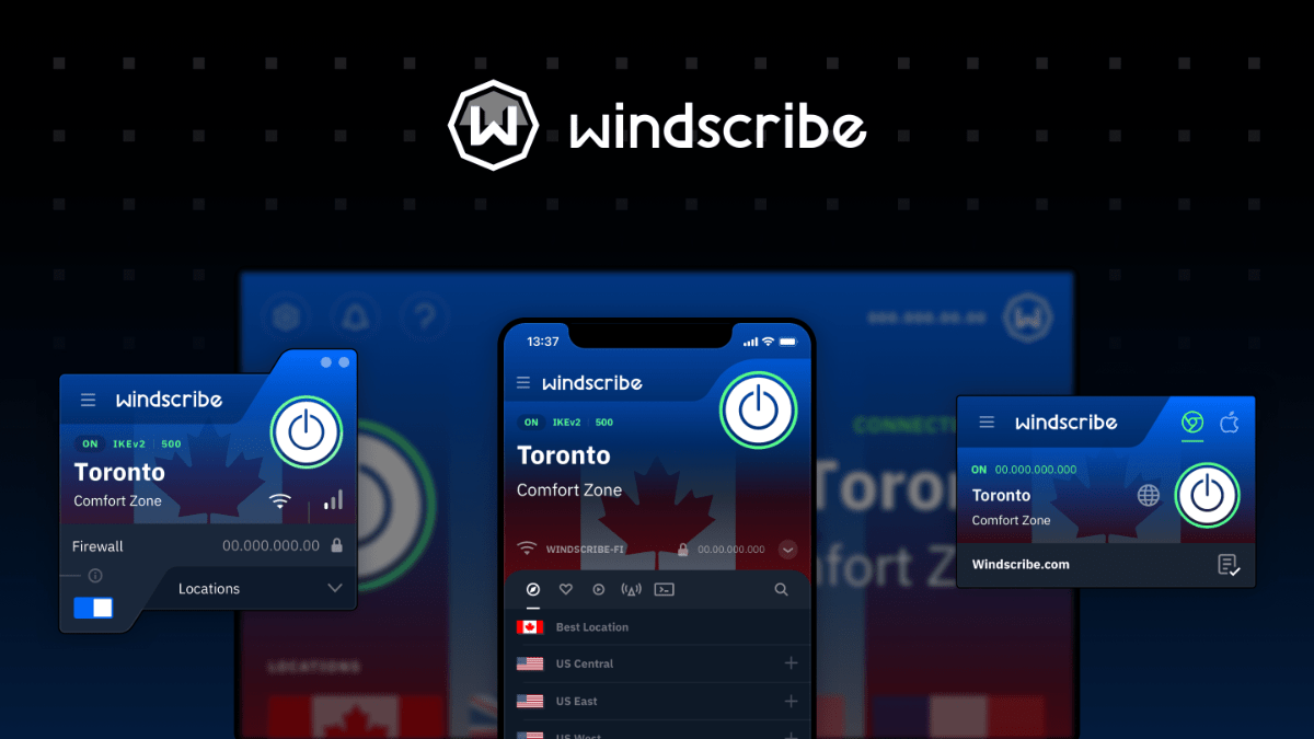 Sign Up for Free - Windscribe
